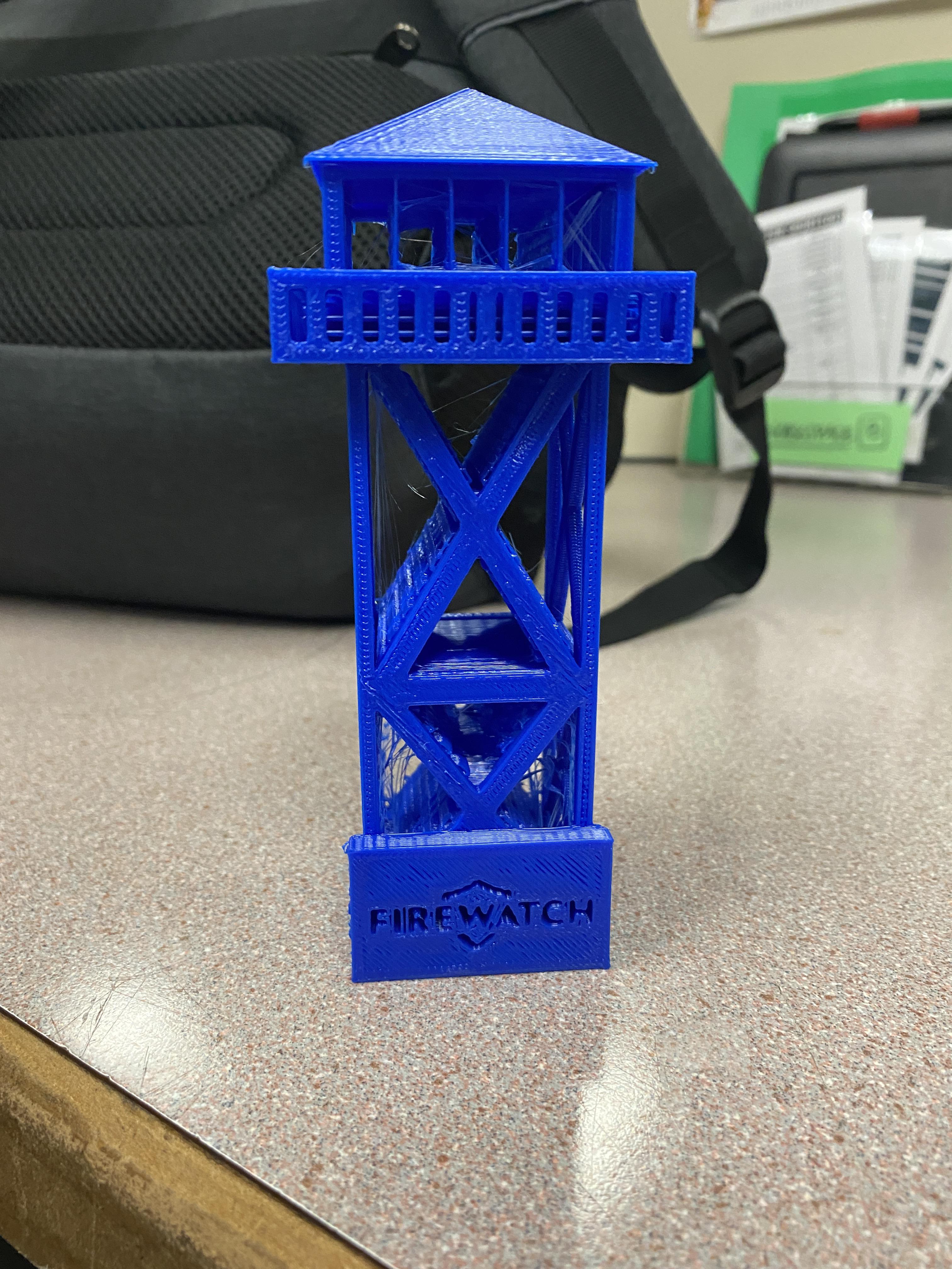 I made my own 3-d printed Fire watchtower! | Scrolller