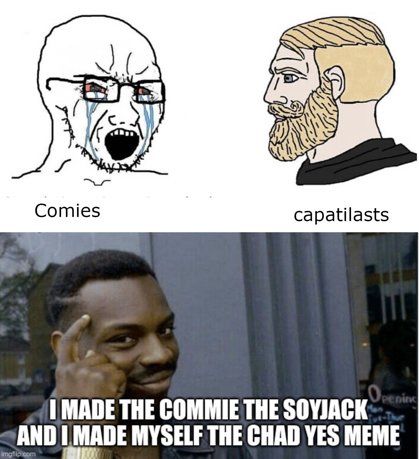 I made myself the chad 😂 | Scrolller