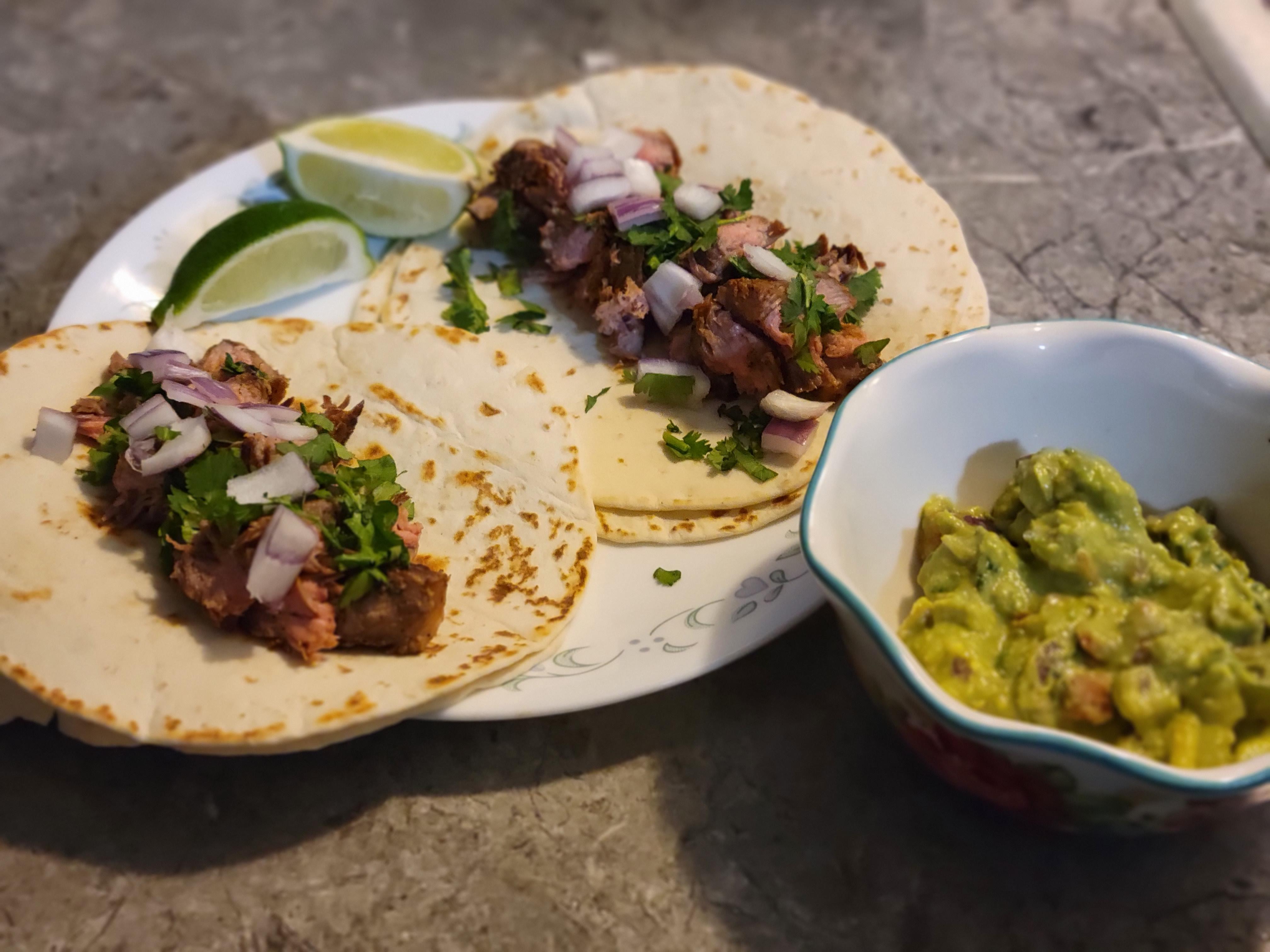 [I made] Pan-seared steak "street tacos" and guacamole | Scrolller