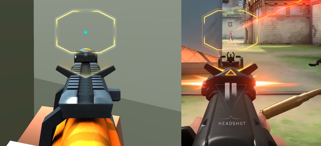 I made project A scope into Krunker | Scrolller