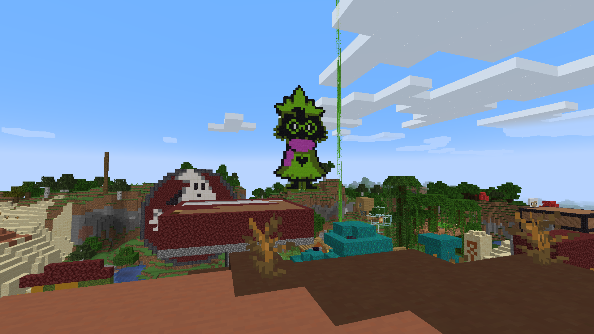 I made Ralsei in Minecraft | Scrolller