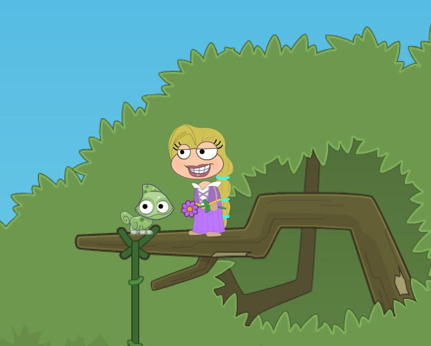 I Made Rapunzel Scrolller