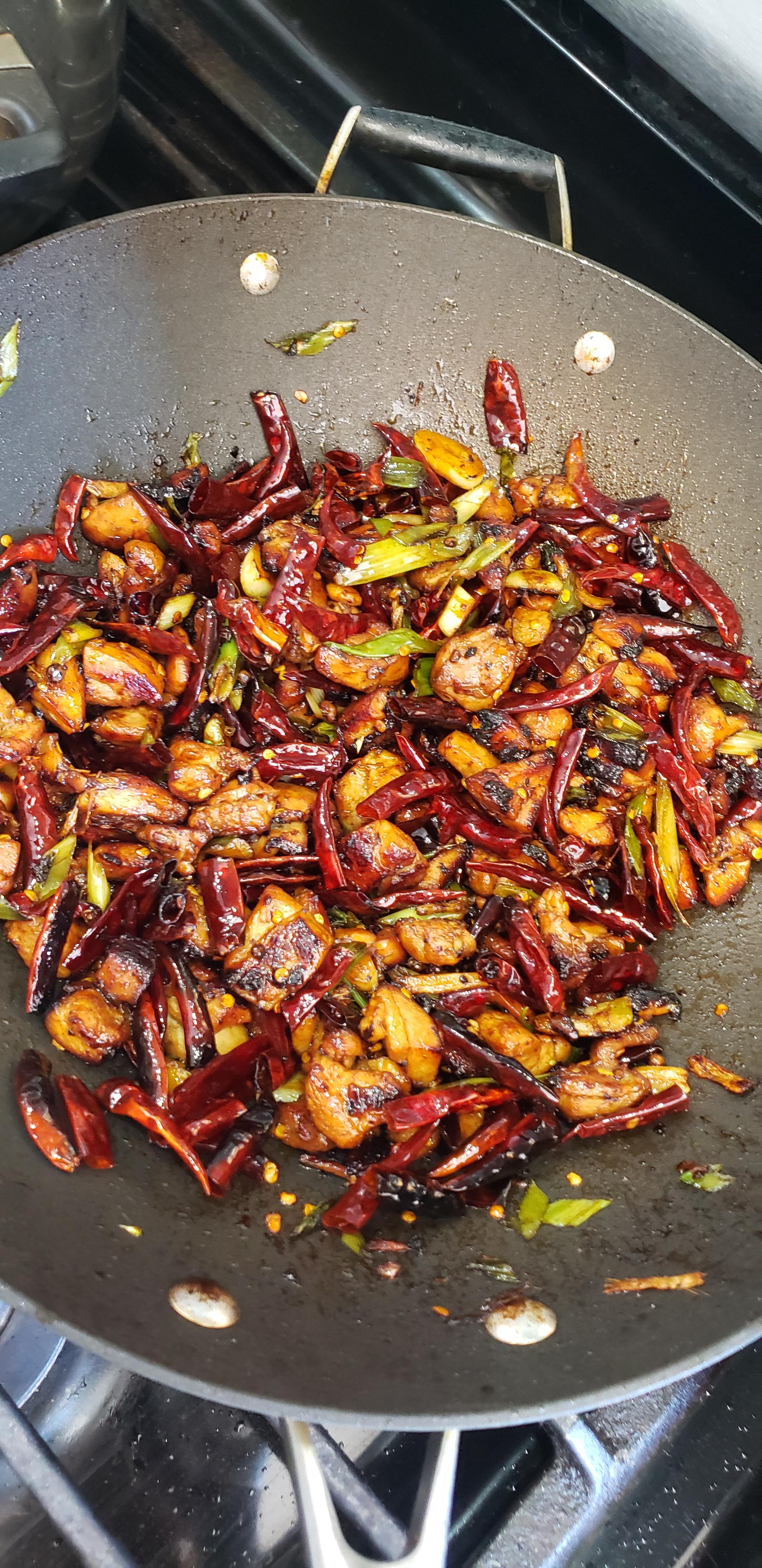 I made Sichuan La Zi Ji for the first time today with Dried Thai Chilis | Scrolller