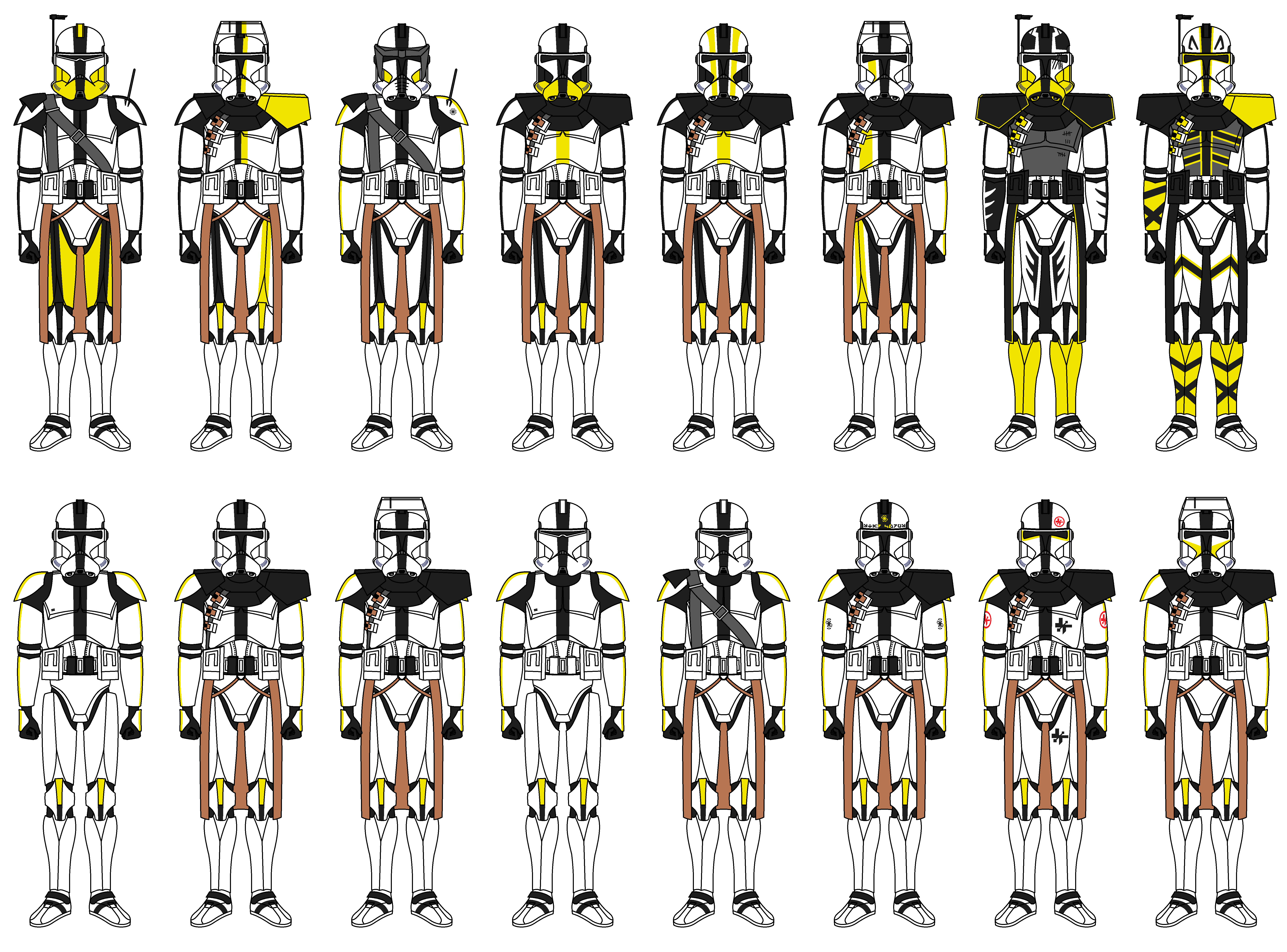 I made some concepts for a fantasy clone battalion. I named it the ...