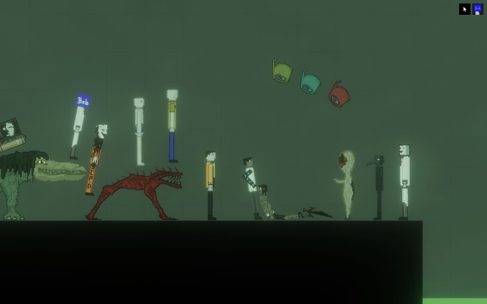 I made some cursed work with People Playground with SCP 131, 173, 049, 073, 076-2, 076-3, 3008-2 ...