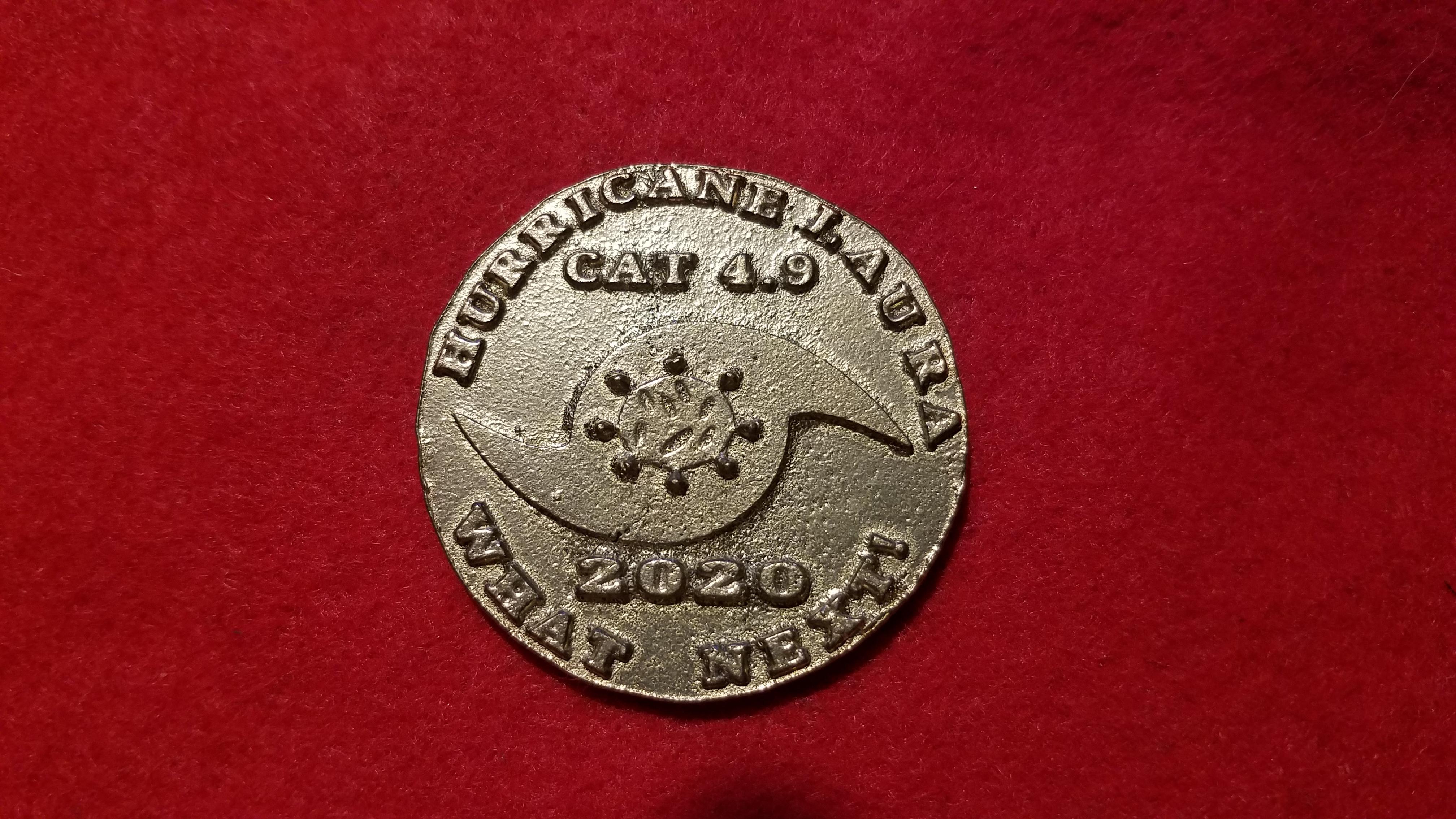 I made some Nordic Gold Hurricane Laura Coins | Scrolller