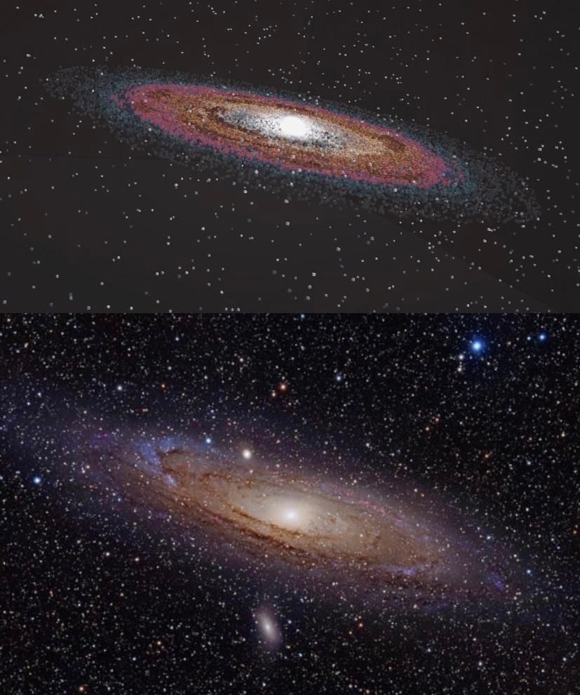 I made the Andromeda galaxy in Minecraft! | Scrolller