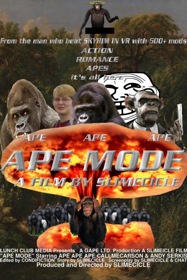I made the Ape A.I. Story into a movie poster | Scrolller