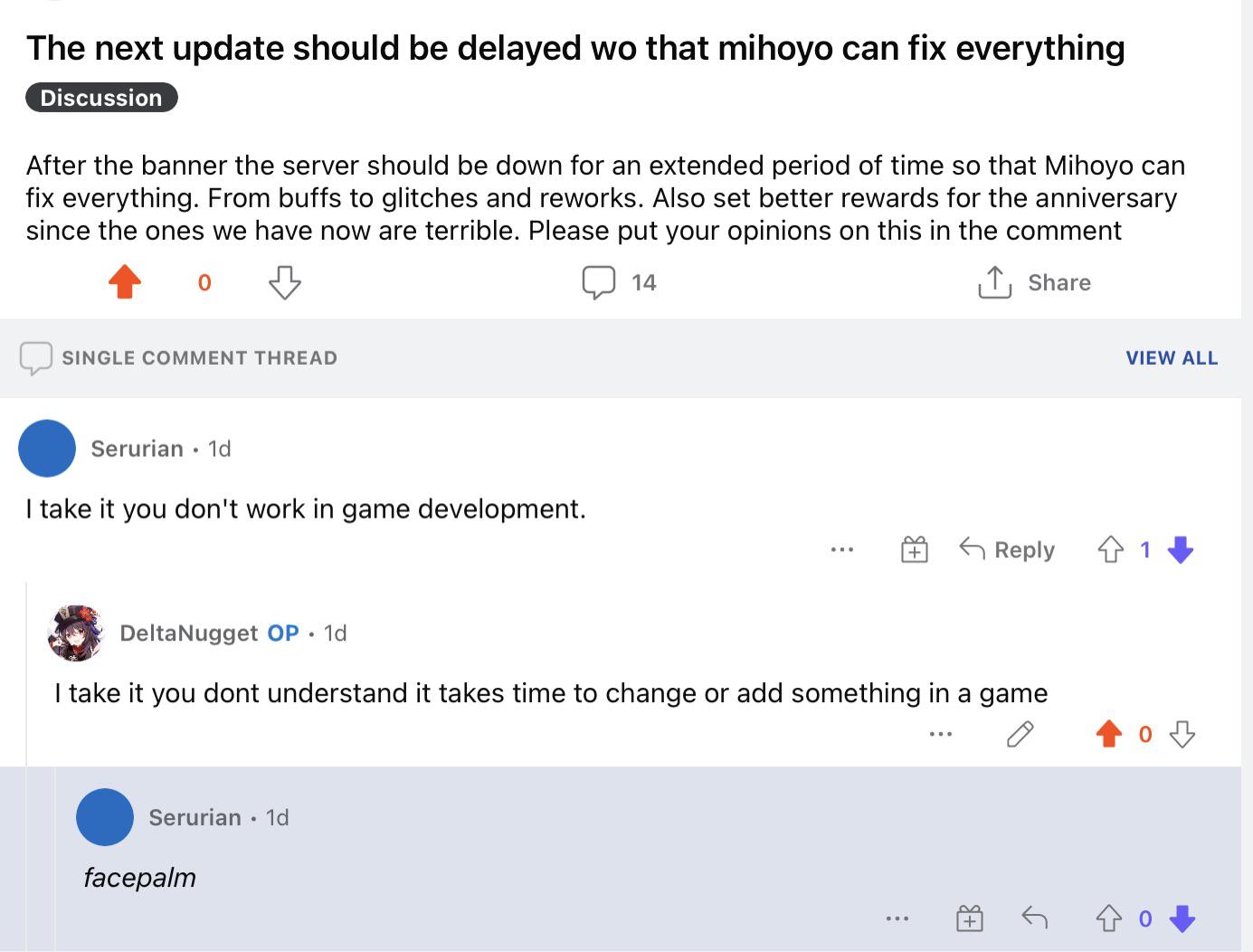I need someone to explain this facepalm | Scrolller