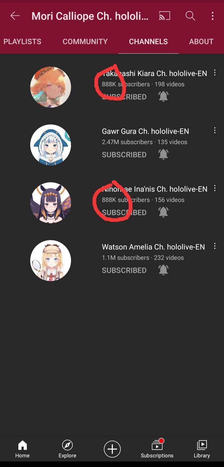 I notice this while watching Mori's Birthday Stream | Scrolller