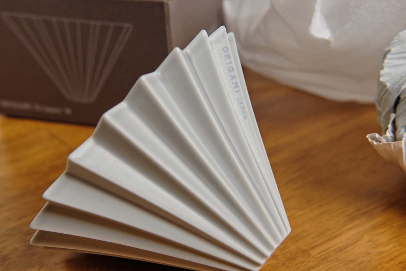 I ordered an Origami dripper in special matte glaze from Japan | Scrolller