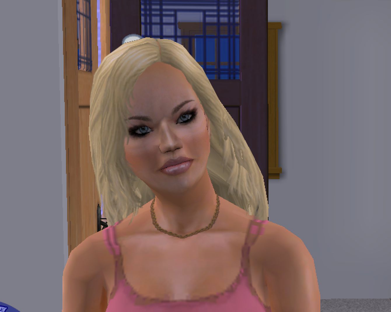 i put trish in my sims game