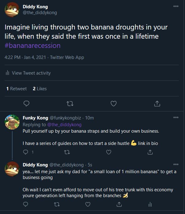 I Randomly Stumbled Upon A Diddy Kong Twitter Account That Is Playing