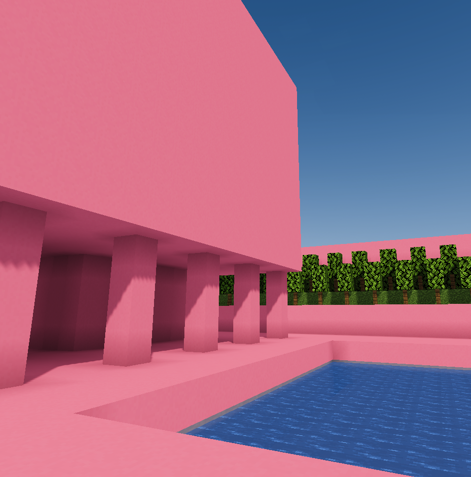 I rebuilt the popular liminal space image in Minecraft | Scrolller