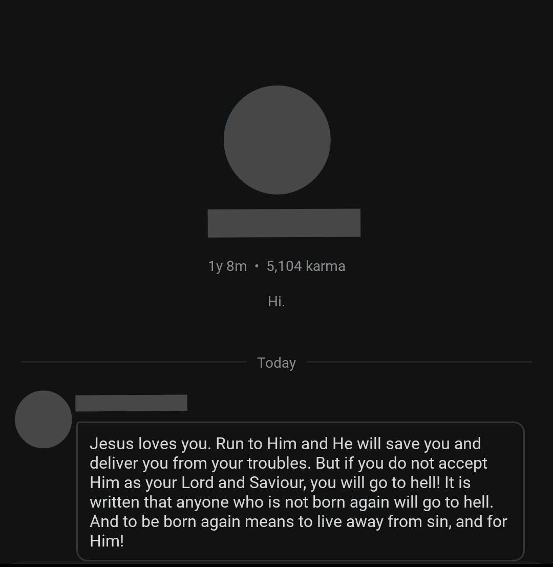 I received this in DM | Scrolller