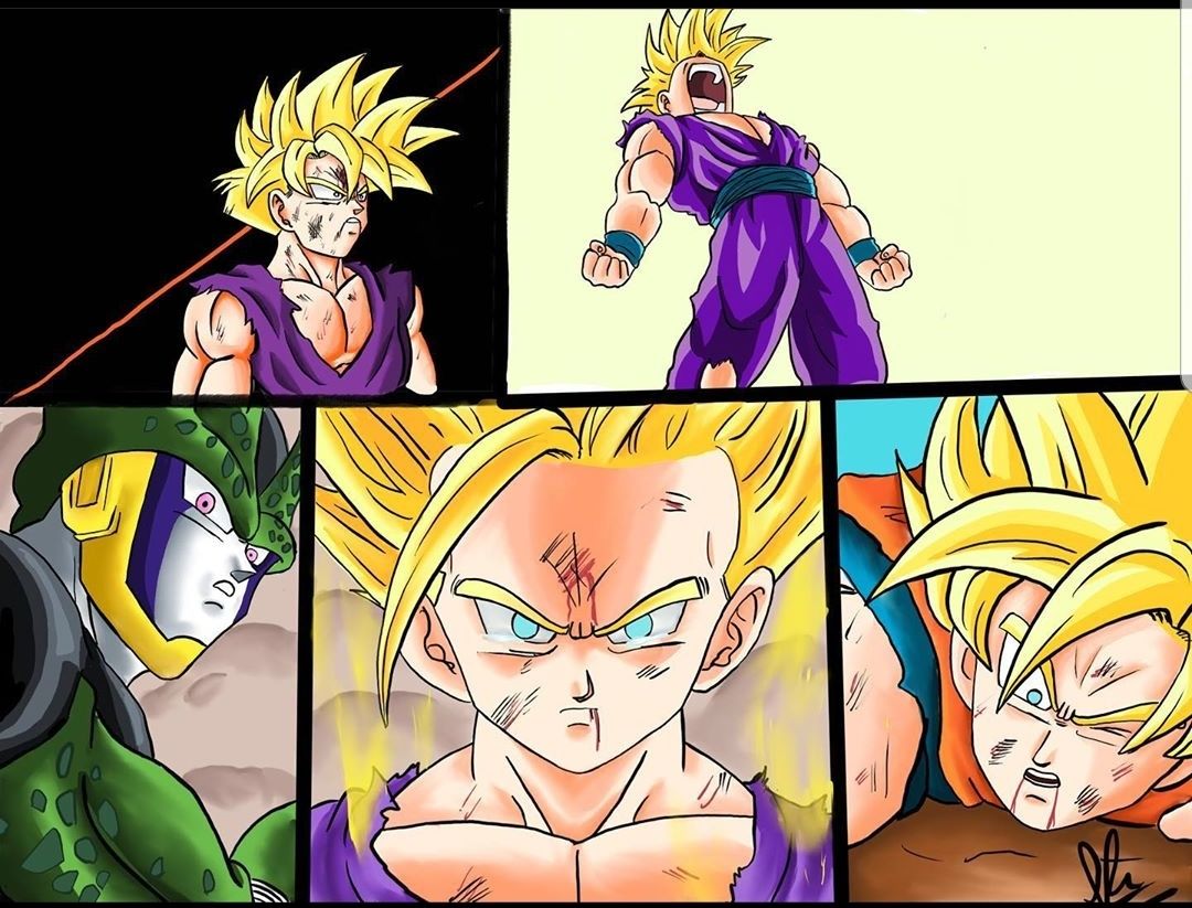 I recreated my favourite scene in all of dragon ball. The DBZA version of this scene hit ...