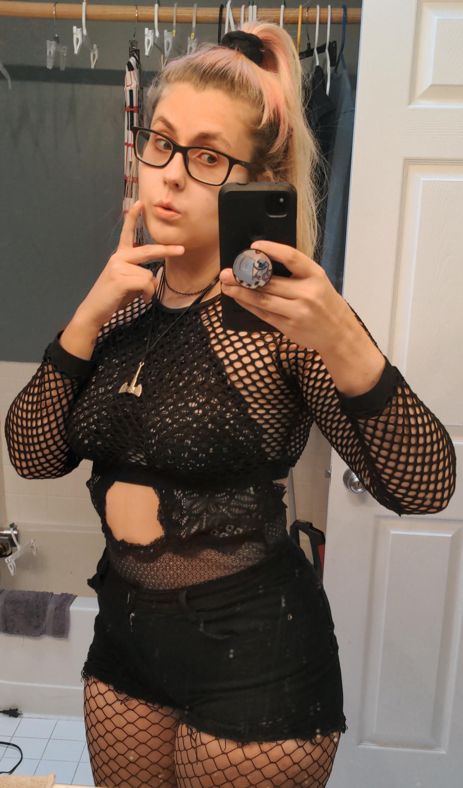 I repurposed some lingerie as part of my outfit today :) [f] | Scrolller