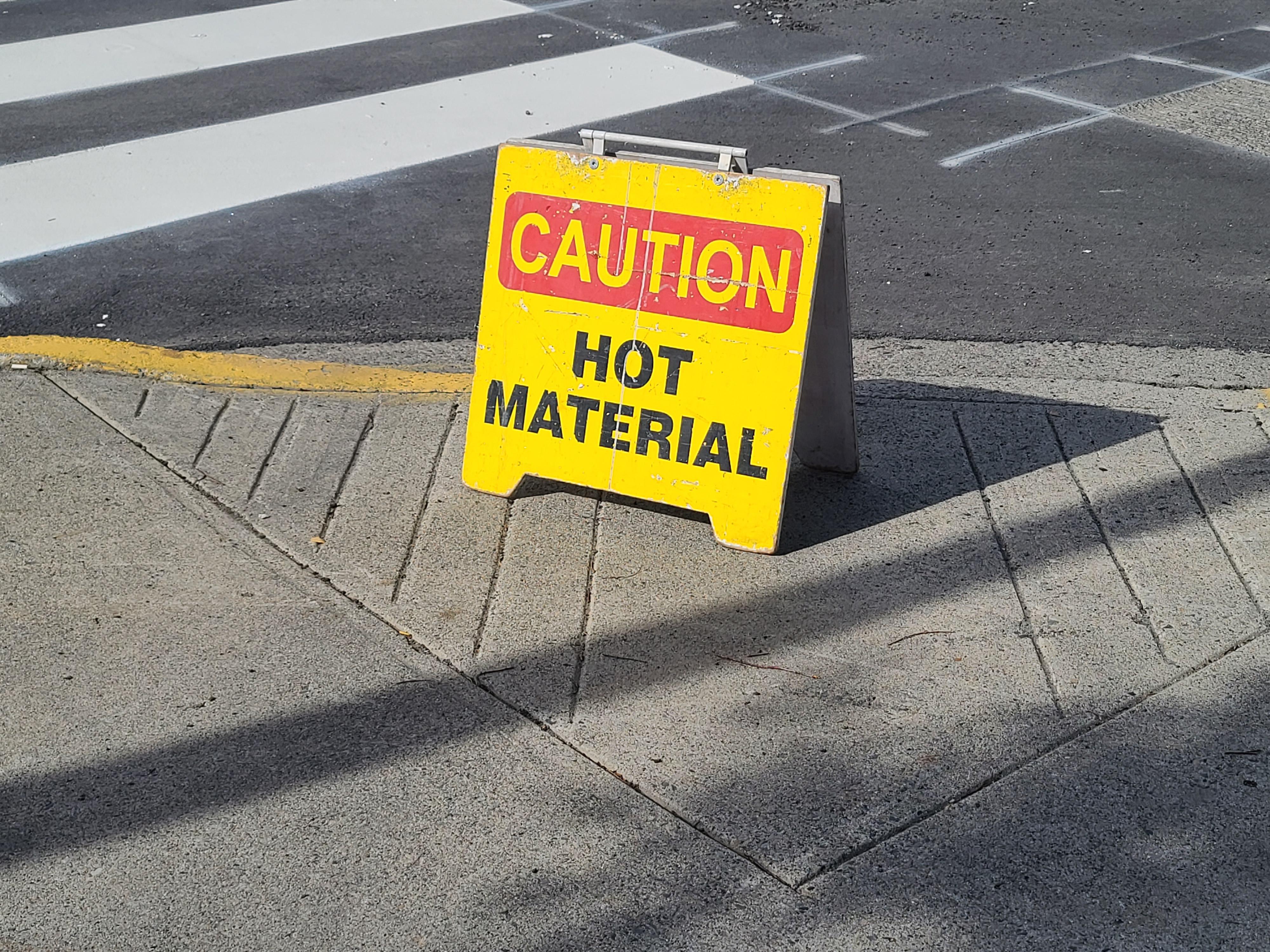 I saw this sign next to a road construction crew. I'm just going to leave this here.... | Scrolller