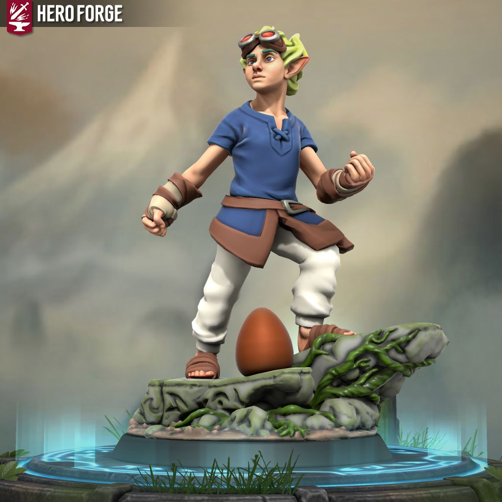 I tried making Jak in Hero Forge | Scrolller