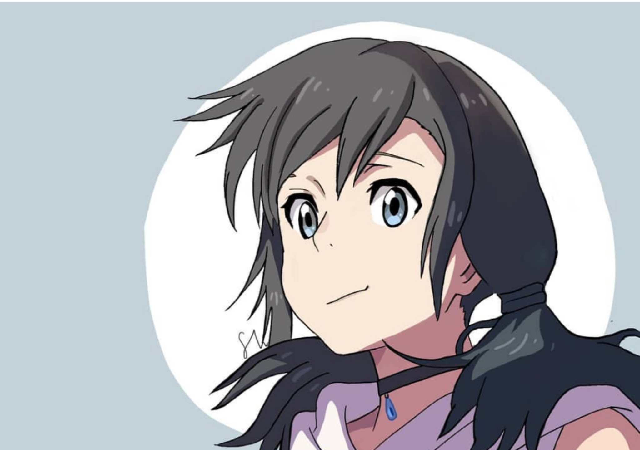 I tried to draw Hina Amano | Scrolller