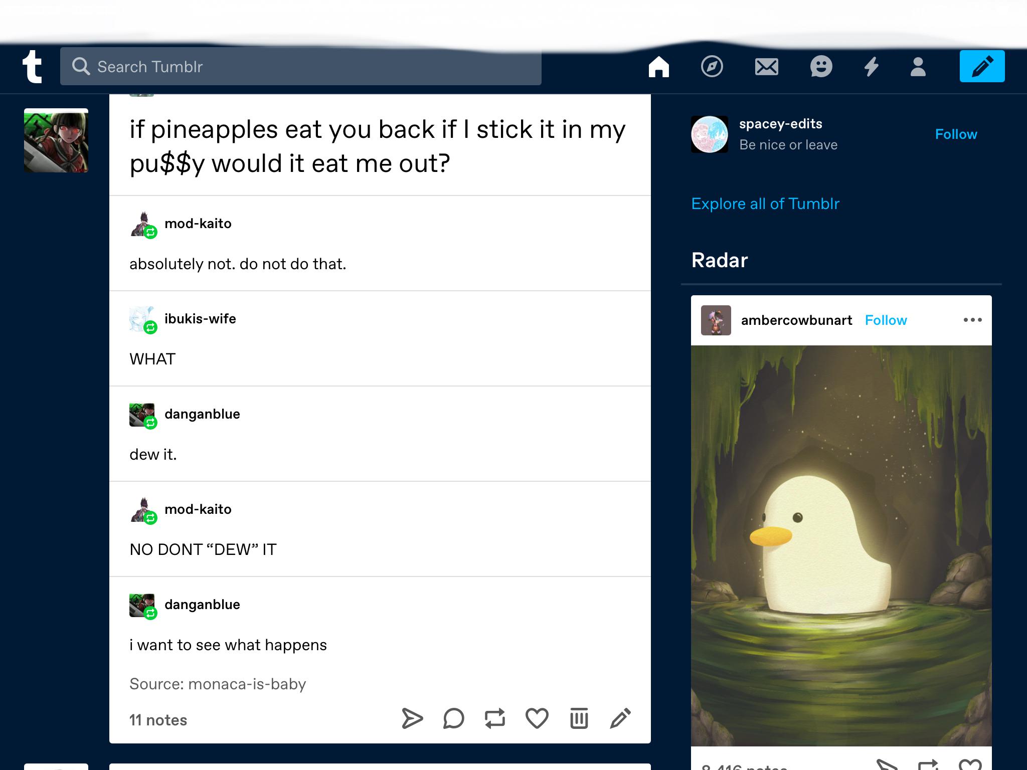 i wanna see what happens | Scrolller