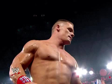 I want to kneel down before John Cena and worship his wet muscular body forever | Scrolller