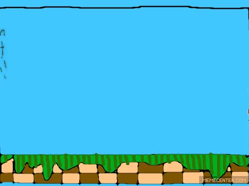 I wanted 2 go fast so I made my first sanic gif. | Scrolller