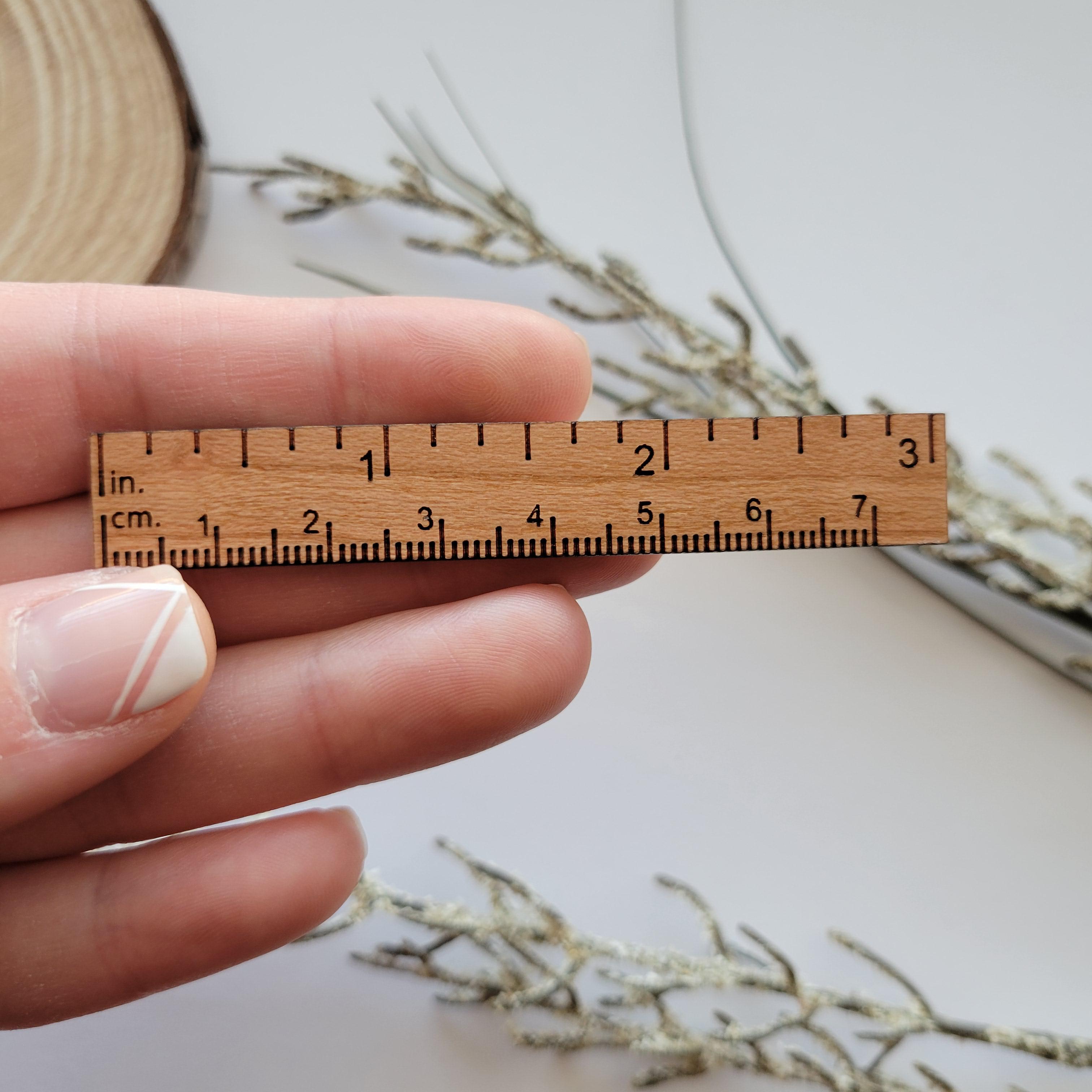 I was commissioned to make a mini ruler for hand-stitching, but I have ...