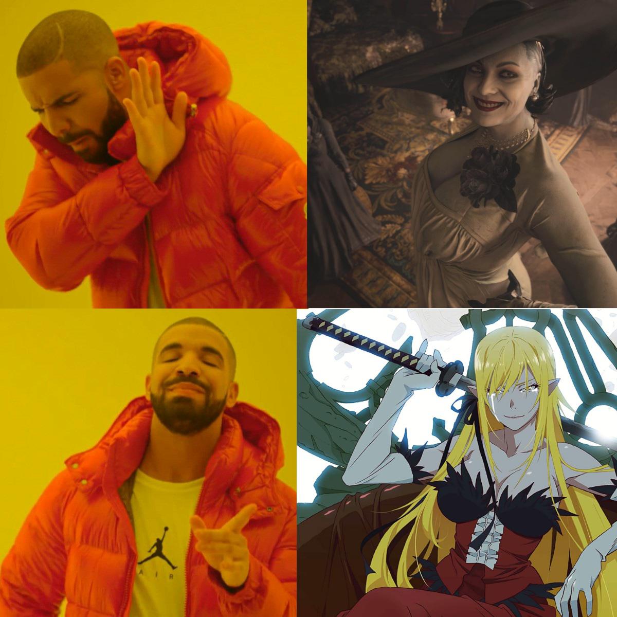 I was seeing this Tall Vampire Lady from RE8 demo. When thinking about tall vampire ladies, Kiss ...