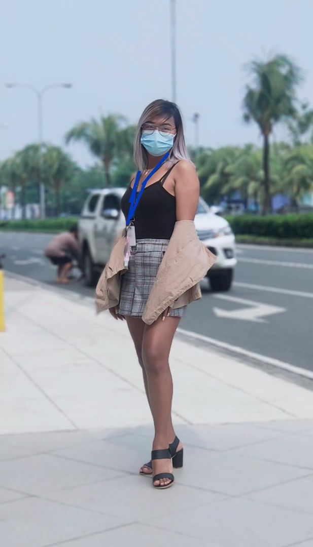 I wish there's a strong wind blows my skirt up so they're able to see what's under it. | Scrolller