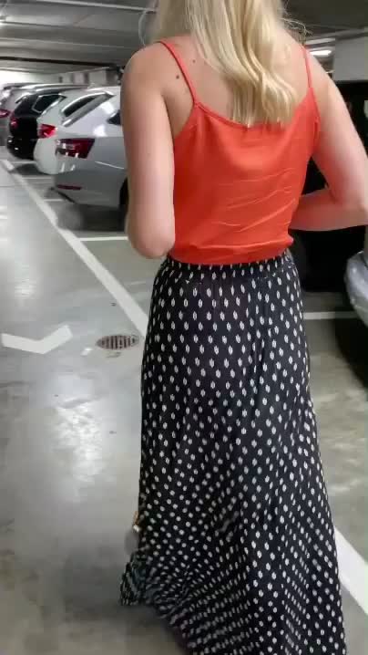 One of my riskiest flashes ever. I wonder if they got it on the security cam tape. [GIF] | Scrolller