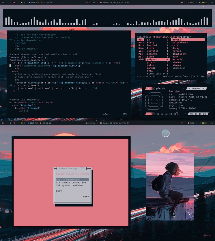 [i3-gaps] tranquility | Scrolller