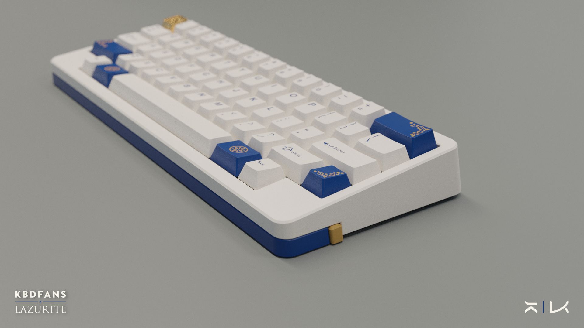 [IC] KBDfans x Lazurite D60Lite (GMK Lazurite Collab) | Scrolller