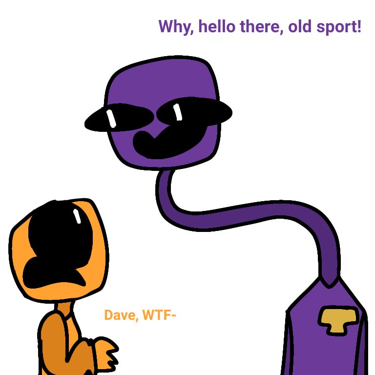 Idk what to title this, here's a cursed drawing (Also yes my art style changed a bit-) | Scrolller