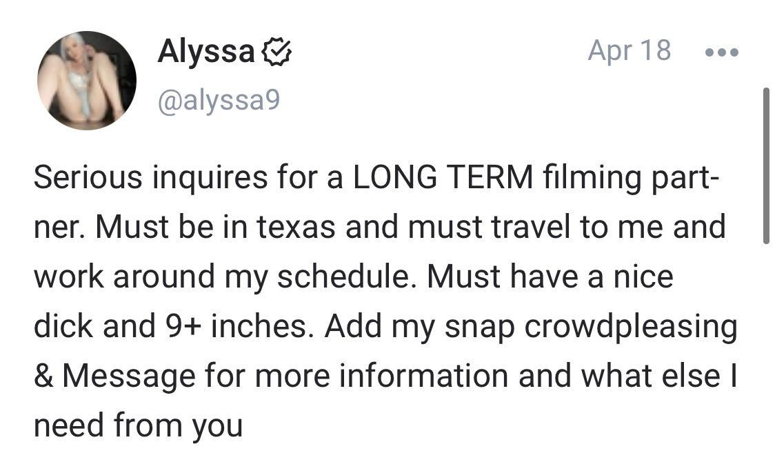 If any of y’all in Houston and meet the requirements hit her up | Scrolller