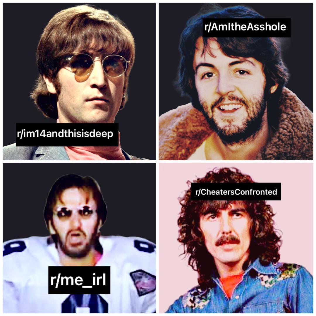If Beatles were subreddits | Scrolller