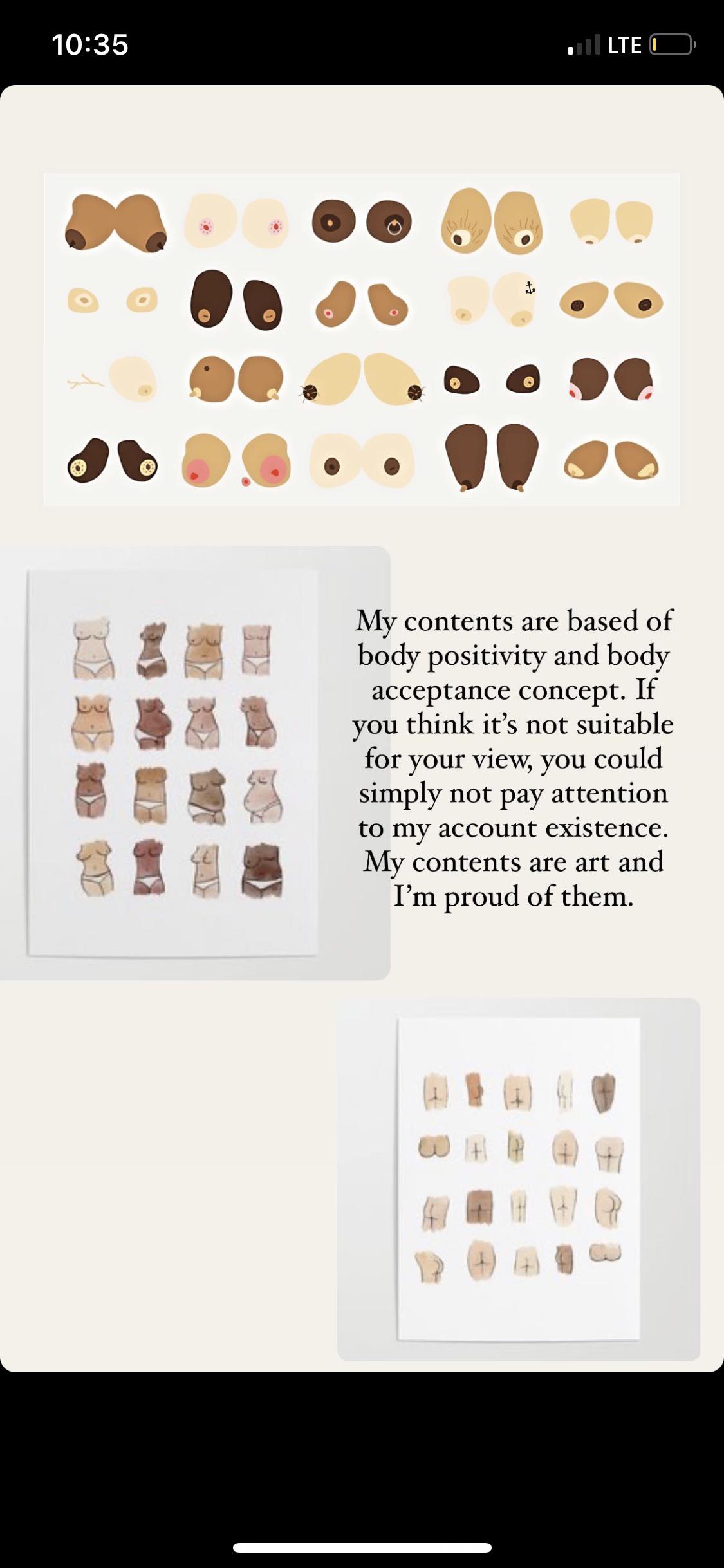 If shes so proud why wont she post her real nips smh | Scrolller