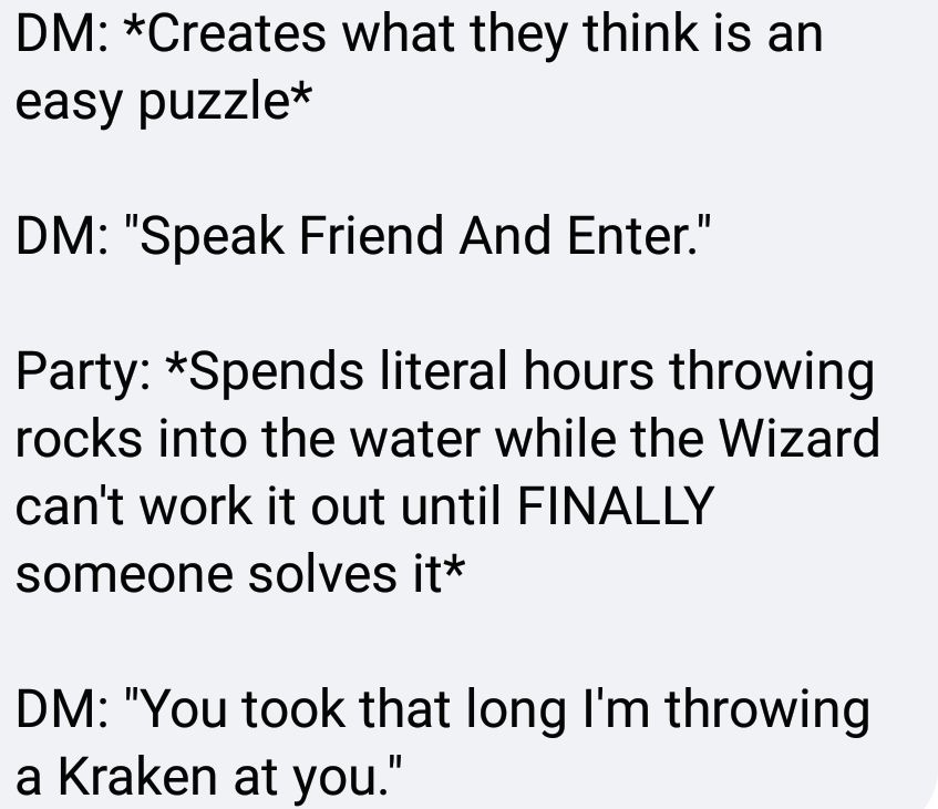 If Tolkein were a Dungeon Master... | Scrolller