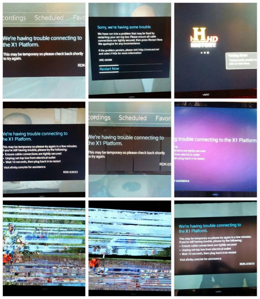 If you're thinking about getting the X1 from comcast xfinity, get use to seeing this. | Scrolller