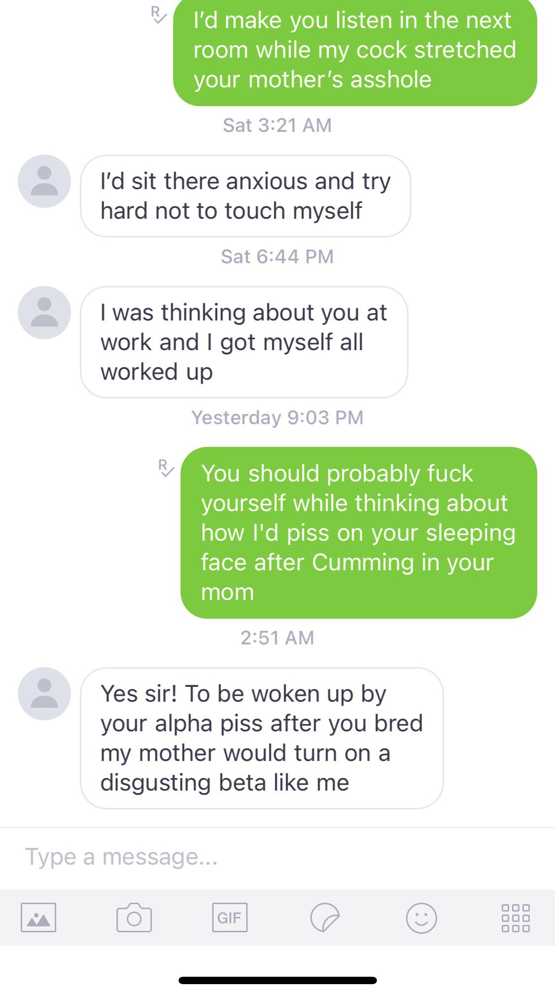 I'll bareback your mom | Scrolller