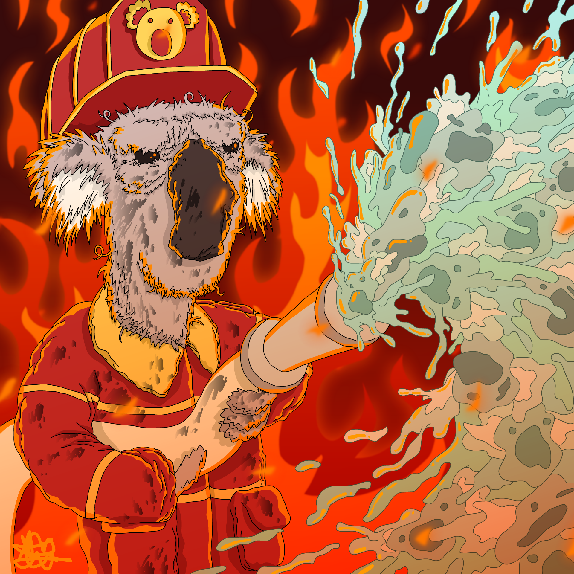 I'm back with more koala art. Did you miss me? | Scrolller