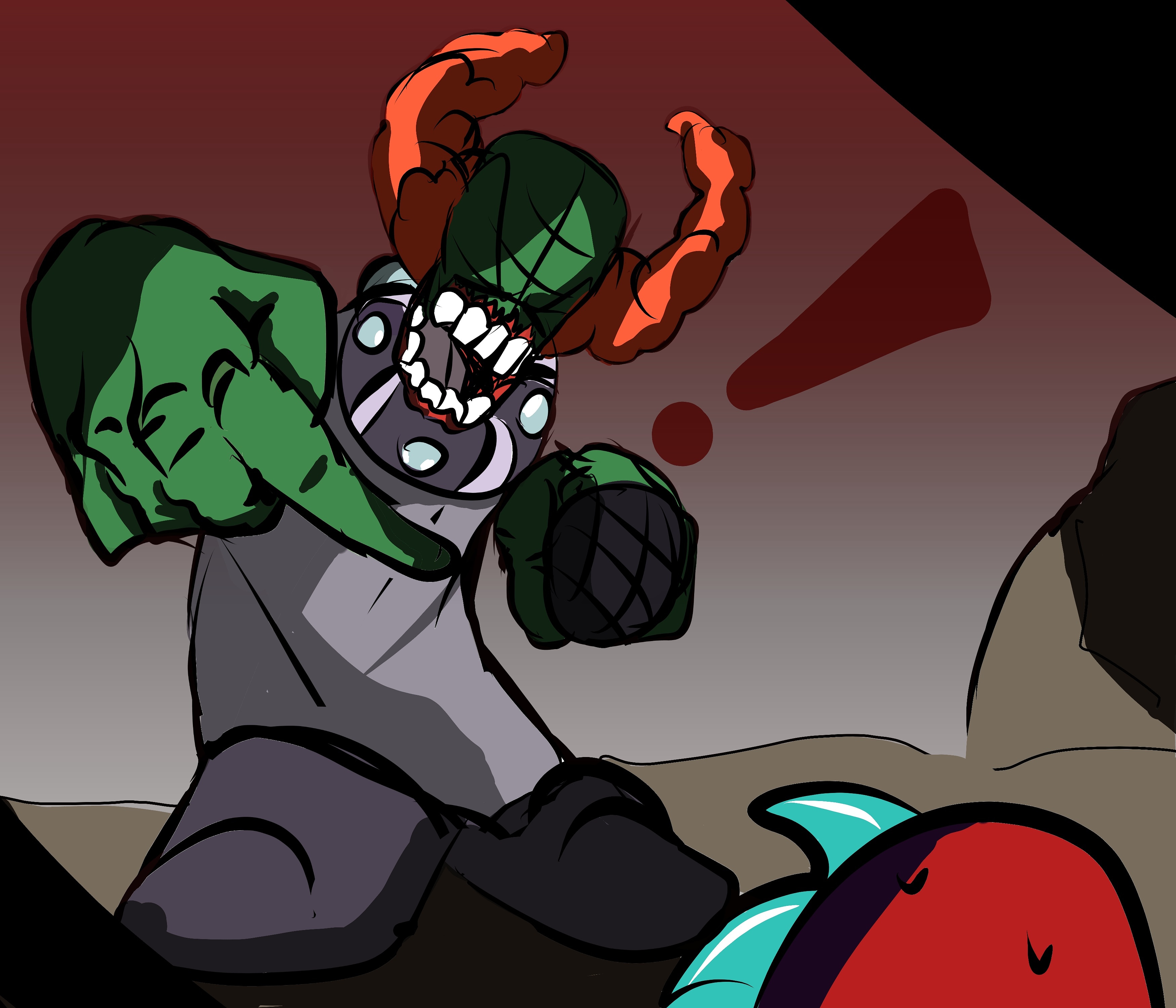 I'm new to the community after seeing the Tricky mod in fnf but ended up watching the series ...