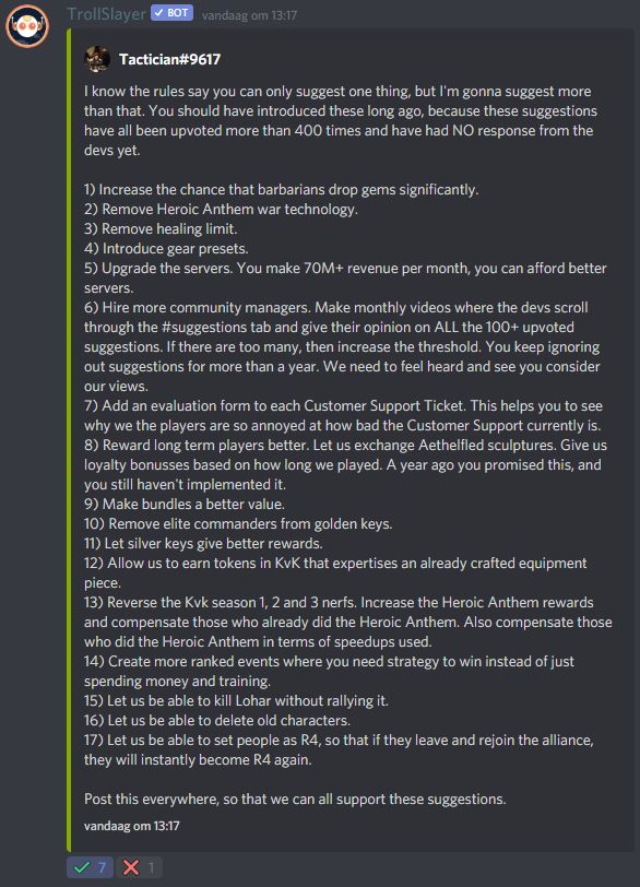 I'm once again asking for your support. Who here supports these suggestions? | Scrolller