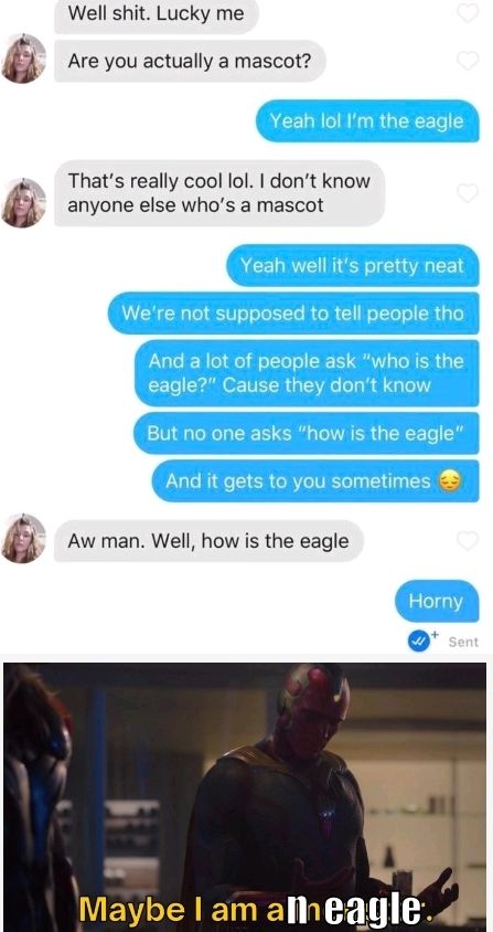 I'm something of an eagle myself | Scrolller