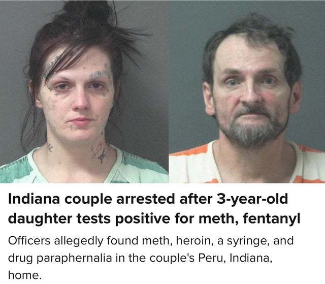 Imagine being a shitty enough parent to fuck your 3 year old kid up on meth | Scrolller