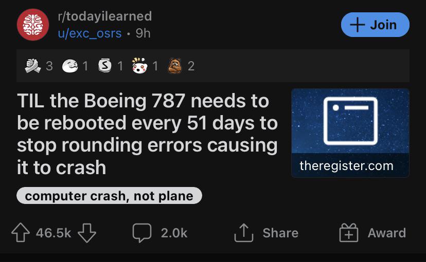 Imagine needing to reboot | Scrolller