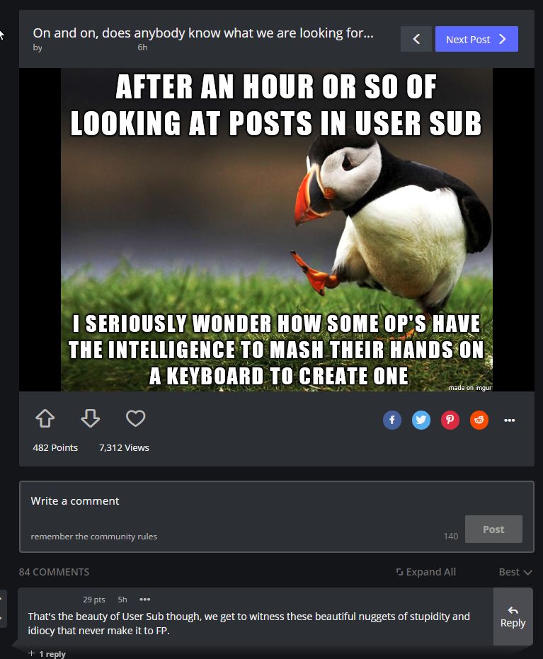 Imgur misusing memes | Scrolller