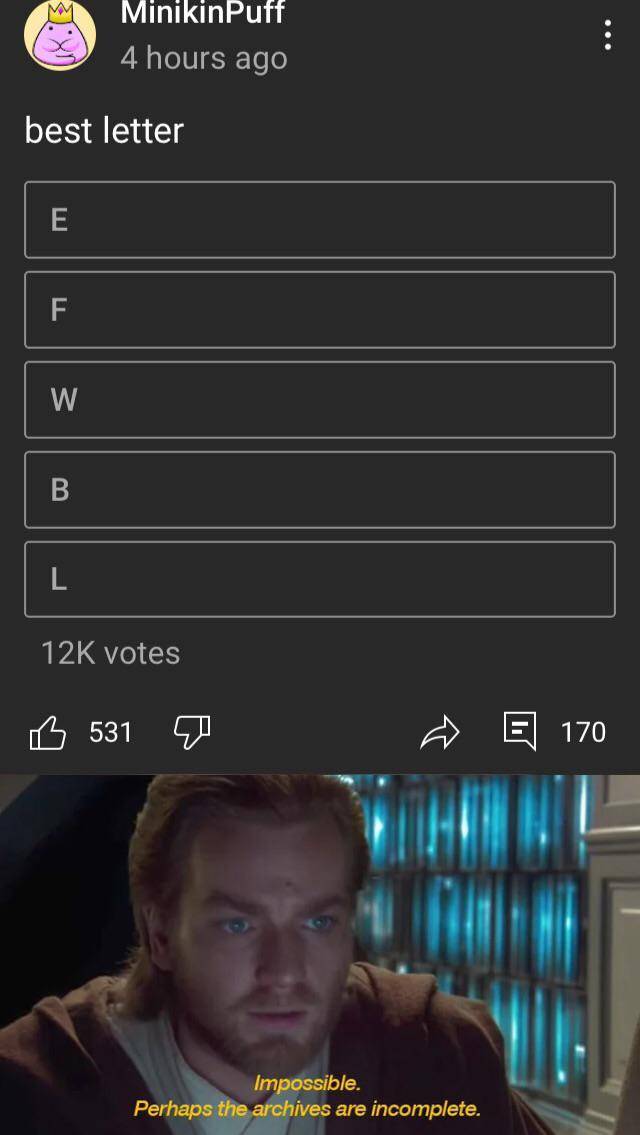 Impossible. | Scrolller