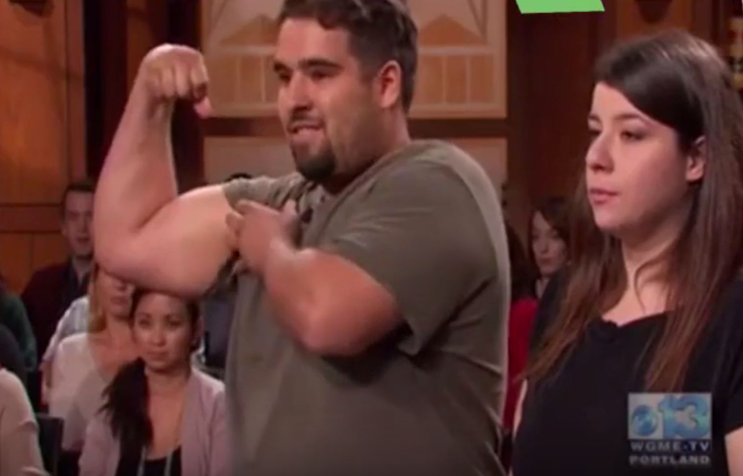 Impressing Judge Judy with muscles | Scrolller
