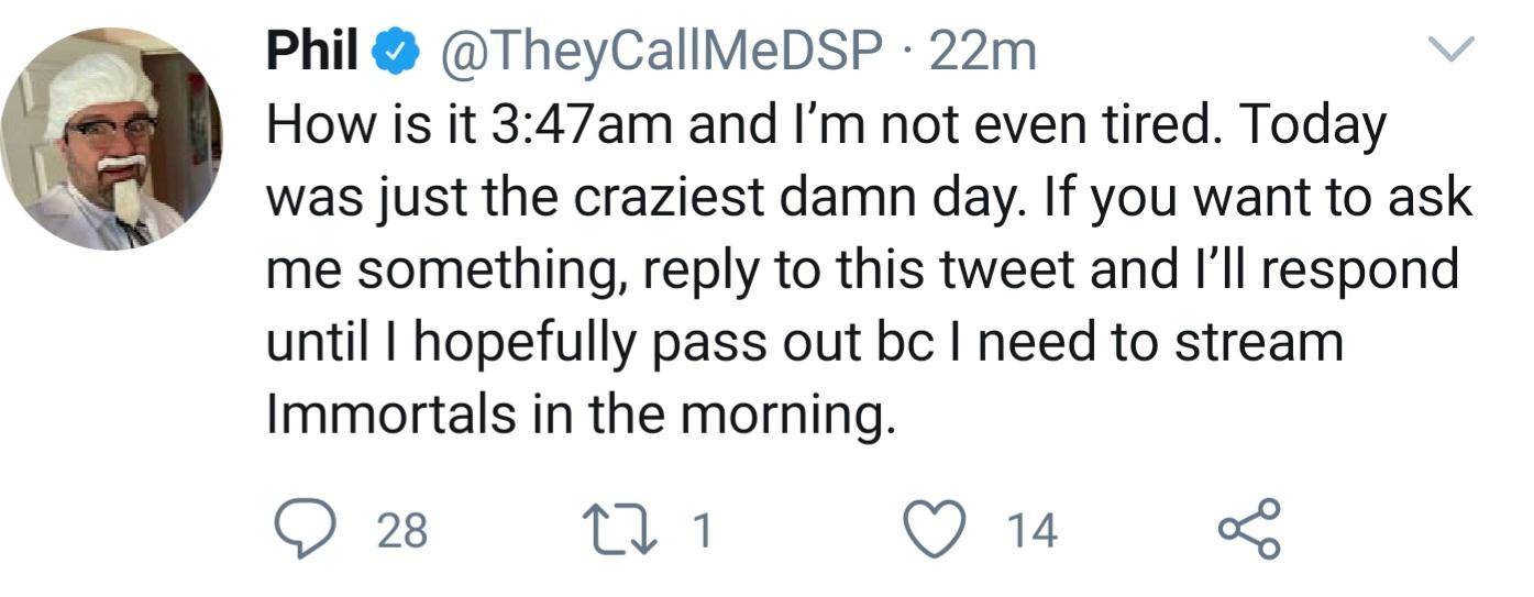 Impromptu Twitter edition of ATK at 4am | Scrolller